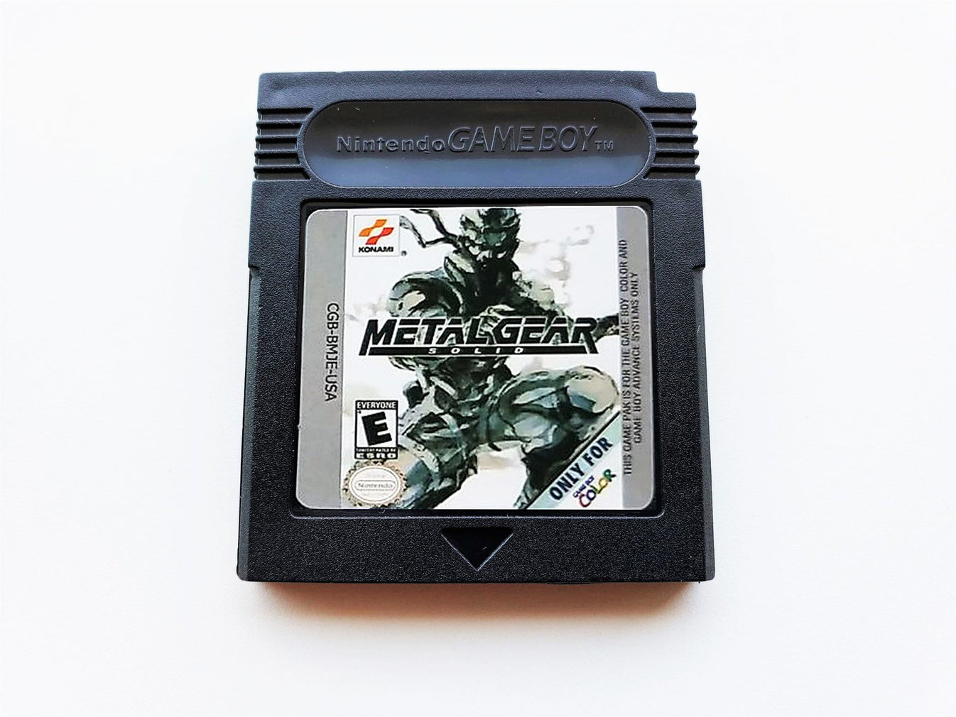 Metal Gear Solid Nintendo GBC Cartridge – Retro Stealth Action for Gam ...