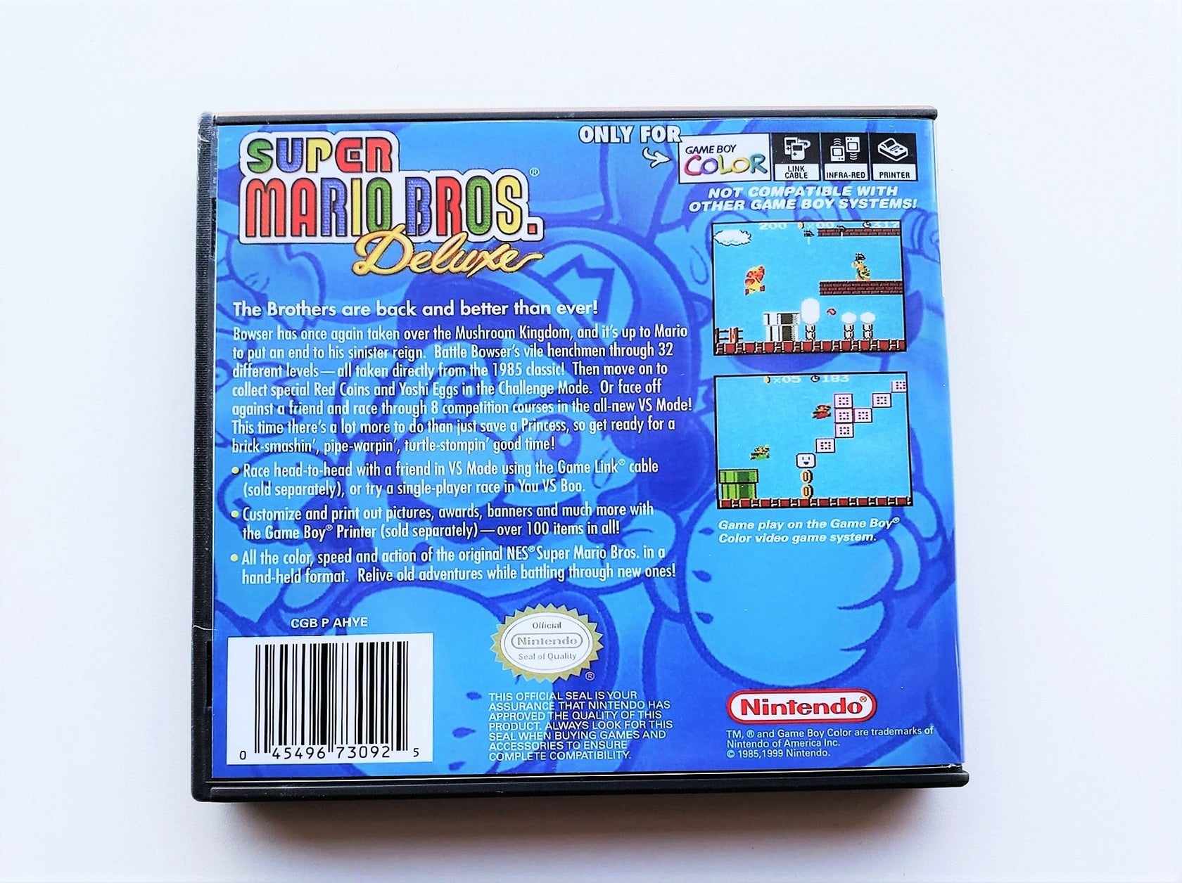 Super Mario Bros. Deluxe - Gameboy Color GBC – Gear Shift Galore