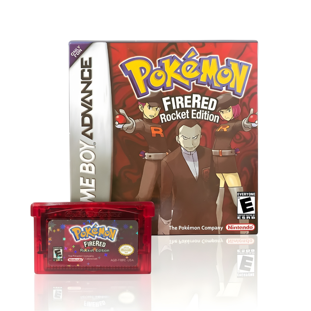Pokémon FireRed Rocket Edition – 1M Flash Cart for GBA – Gear Shift Galore